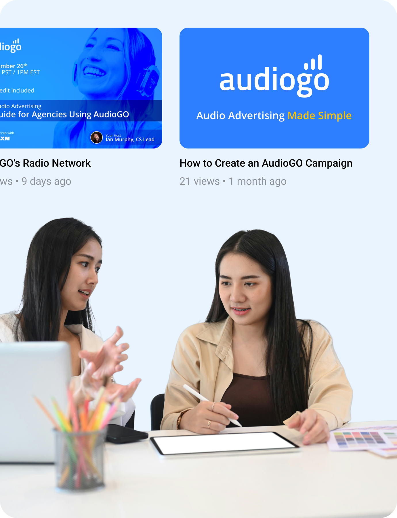 Audio Advertising for Agencies | AudioGo